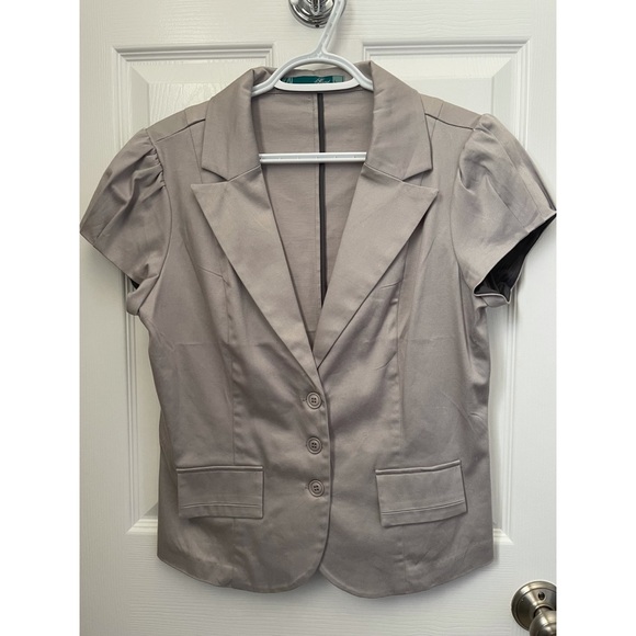 Kismet | Jackets & Coats | Kismet Short Sleeve Blazer Size L | Poshmark